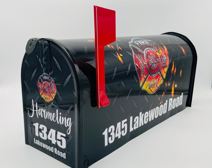 Fire Truck Mailbox - Etsy