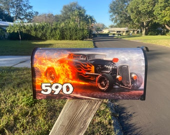 Hot Rod Mailbox - Etsy