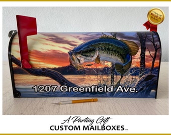 Bass Fish Mailboxes - Etsy