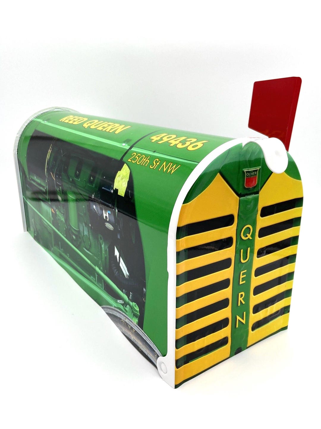 Custom Tractor Mailbox: Farmhouse Style Galvanized Steel Mailbox - Etsy