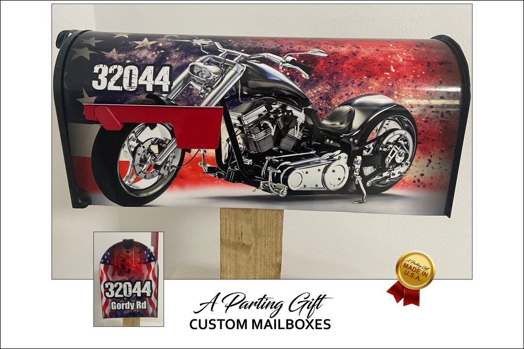 Chopper Custom Mailbox Personalized Gift for Him Handcrafted Gift for ...