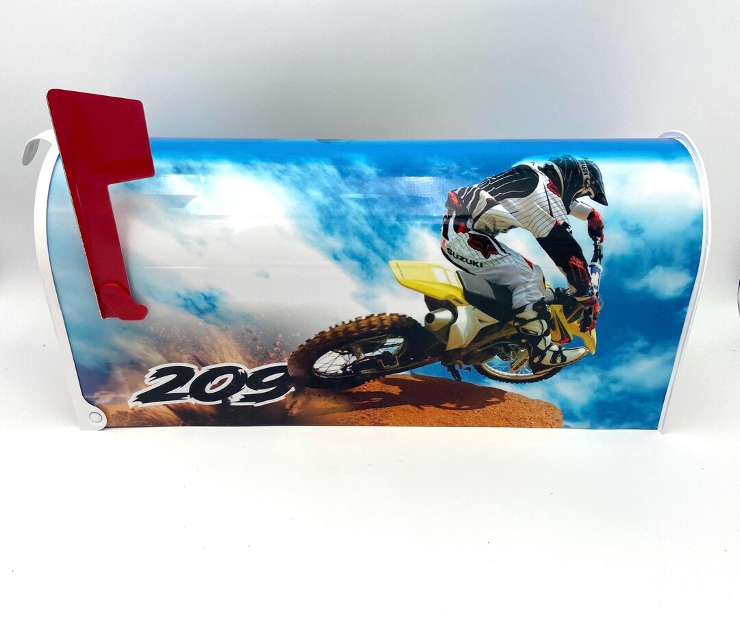 Customized Mailbox, Motocross, Gift-giftful, Gifts for Brother, Dirt ...