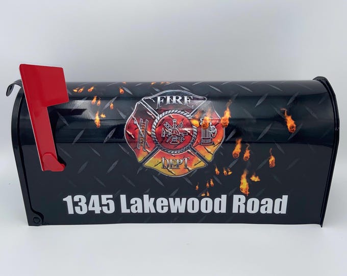 Fire Truck Mailbox - Etsy