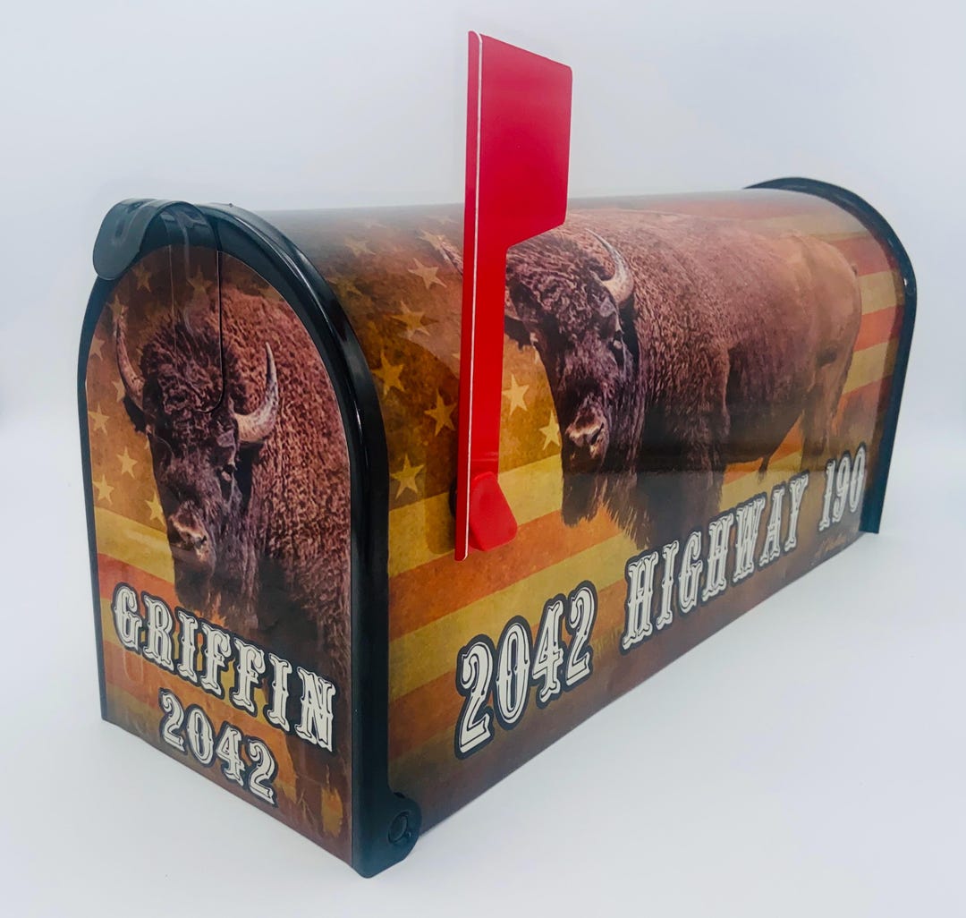 Stunning Bison Custom Mailbox: Bring the Spirit of the Wild West to ...