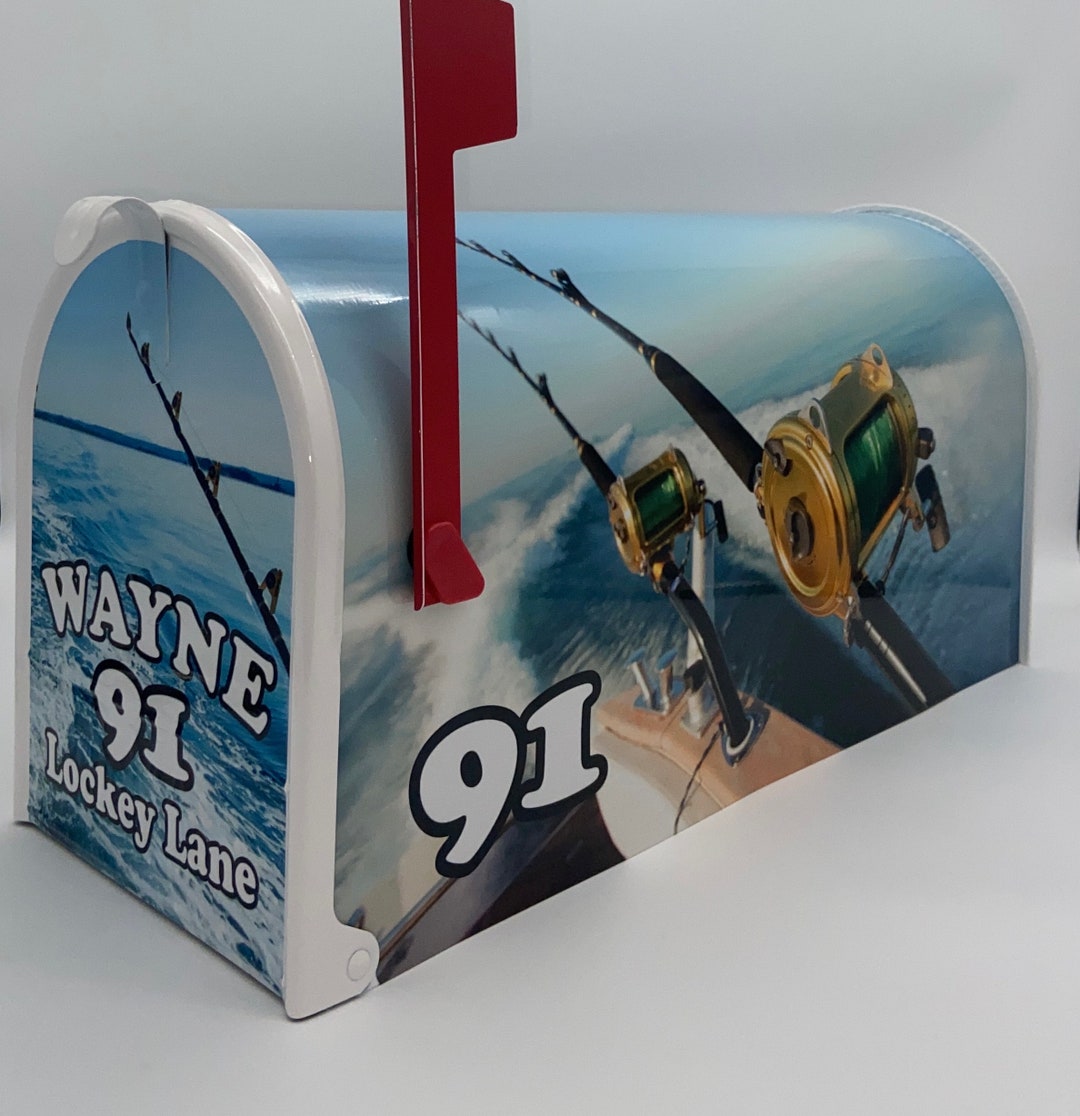 Deep Sea Fishing Mailbox is a Mothers Day Gift for the Beach House - Etsy