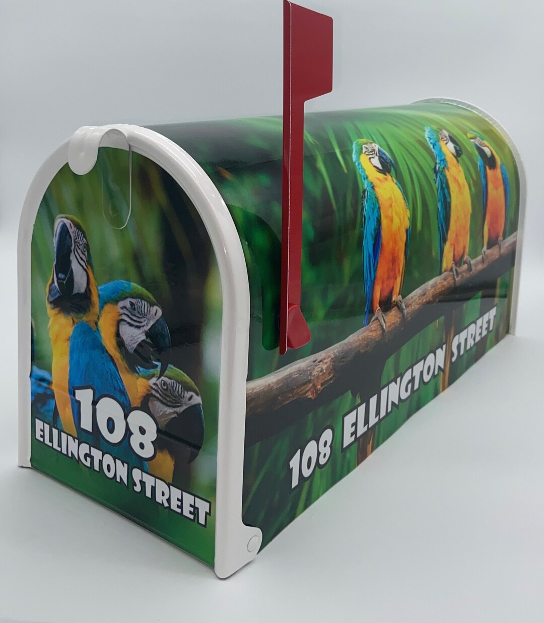 Parrot Custom Mailbox Gift for Mom, Farm Mailbox Gift - Etsy