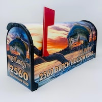 Painted Mailboxes (tarpon) - Etsy