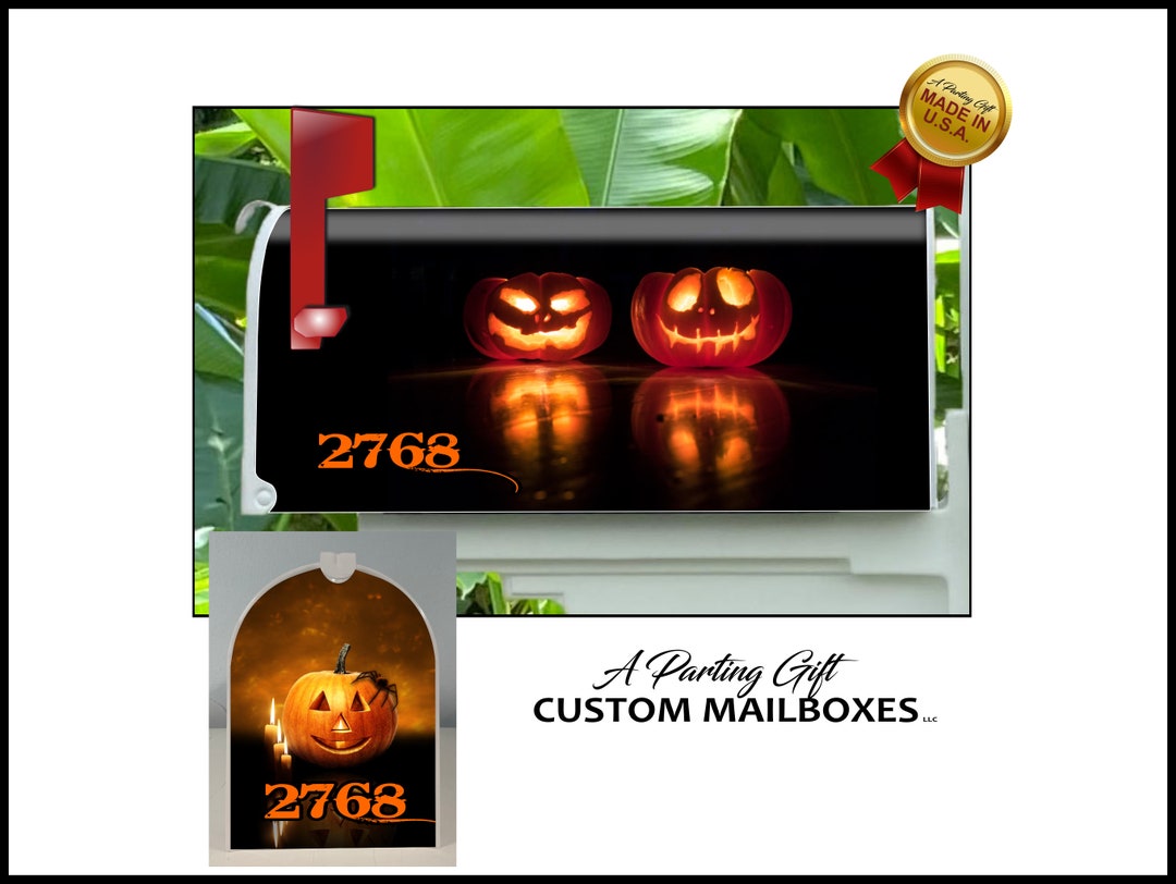 Spooky Custom Mailbox. Gift for Him. Gift for Her - Etsy