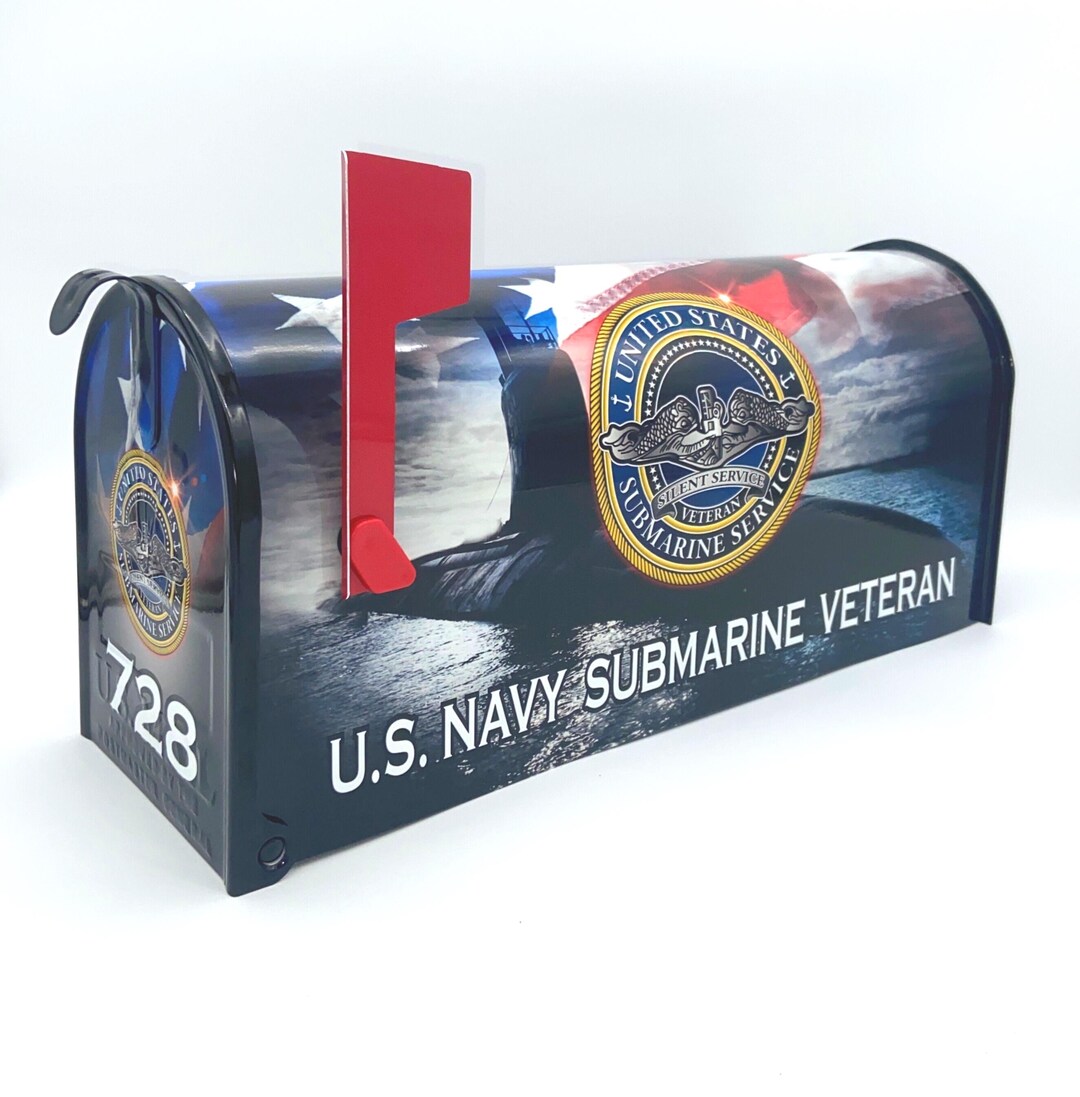 Submarine-themed Custom Mailbox Labor Day Gift for Navy Veteran - Etsy