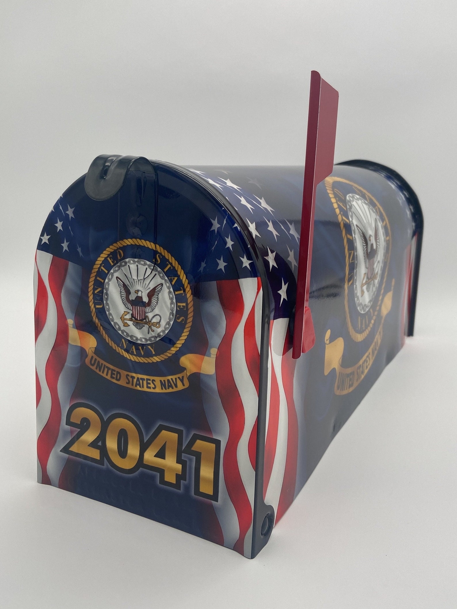 United States Navy Custom Mailboxes Homemade Gift for Dad Personalized ...