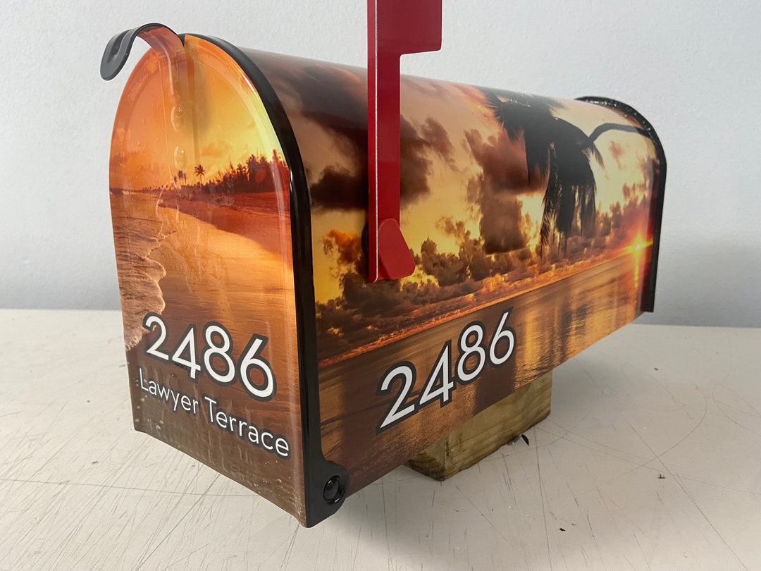 Customized Mailbox, Sun Set, Christmas Gift, Stocking Filler, Gifts ...