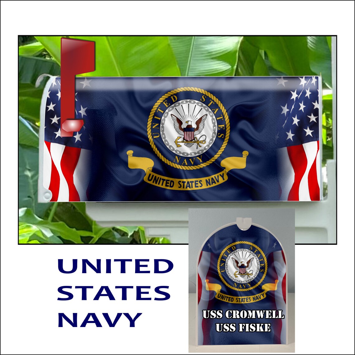 United States Navy Custom Mailboxes. Summer Gift. - Etsy