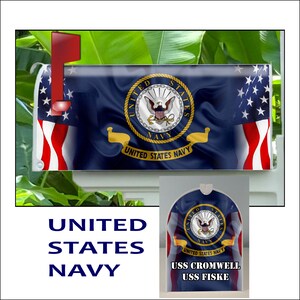 United States Navy Custom Mailboxes. Summer Gift. - Etsy