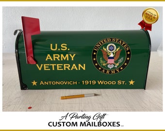 Army Veteran Mailbox - Etsy