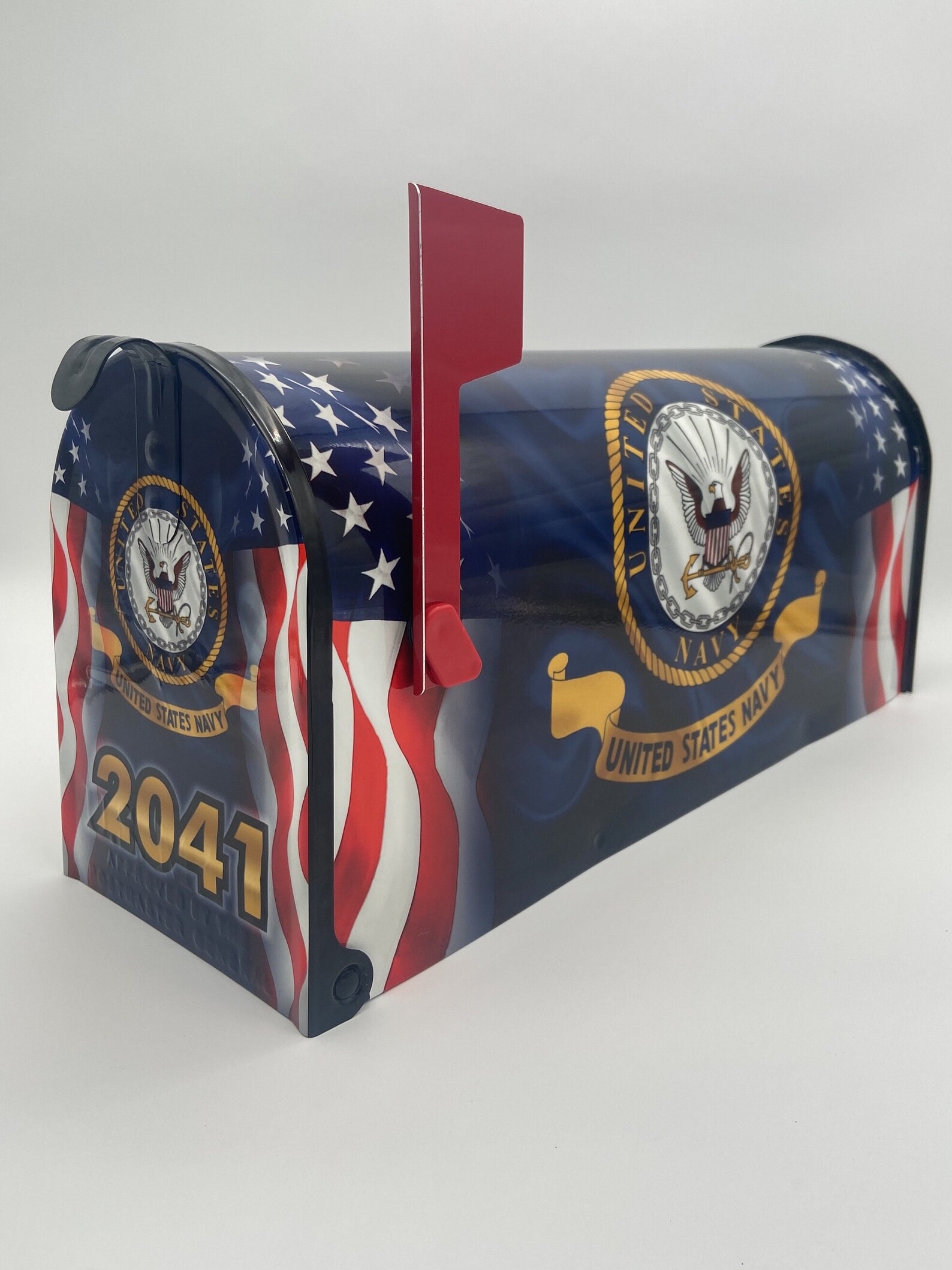 United States Navy Custom Mailboxes Homemade Gift for Dad Personalized ...