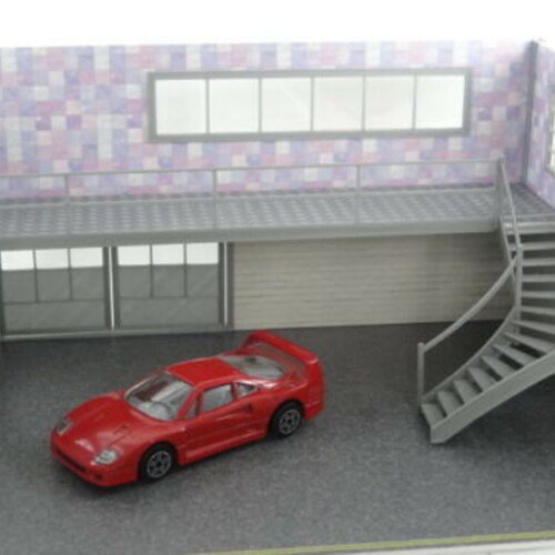 Auto Service Car Model Garages Scale 1:60 64 Diorama Model - Etsy