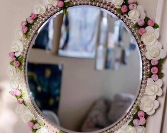 Flower Wall Mirror | Etsy