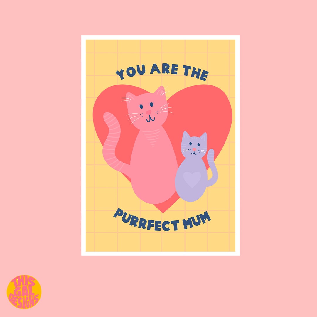 Mother's Day Card Uk, Mother's Day Card Cat, Mother's Day Card Funny ...
