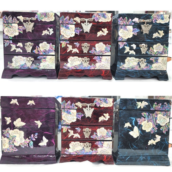 Traditional Jewelry Box - Etsy