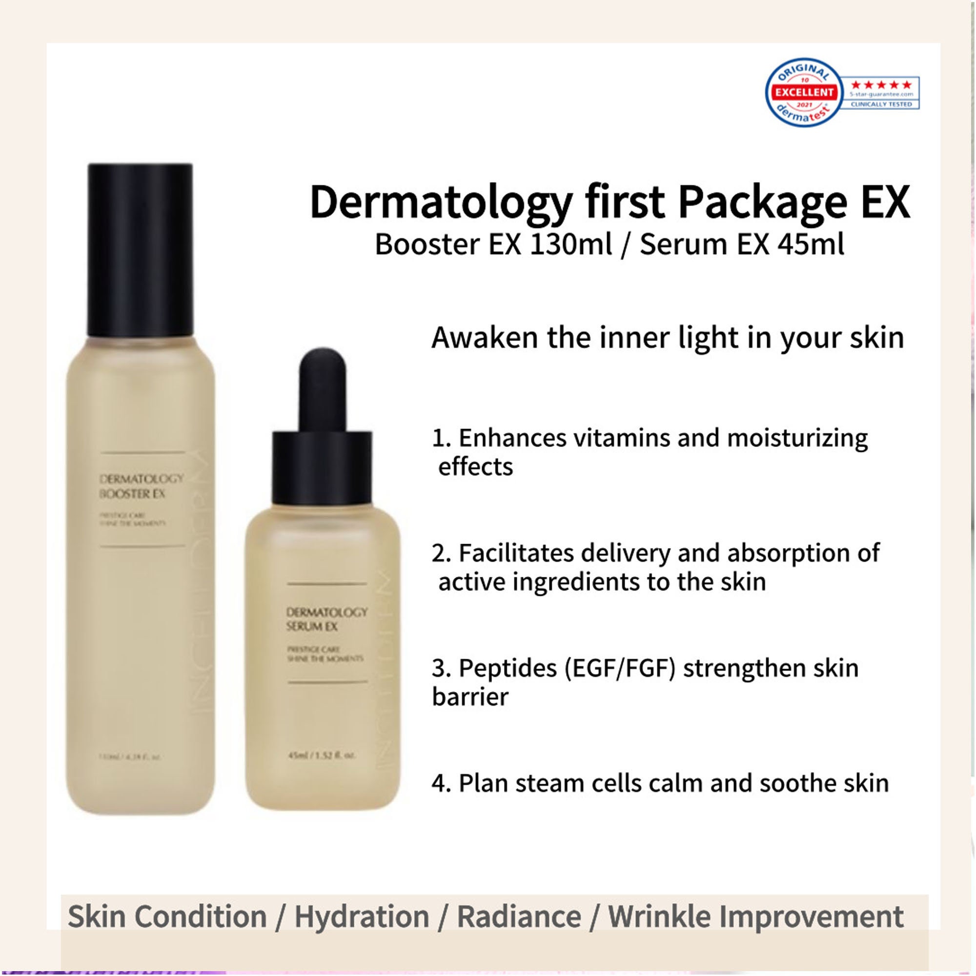 Incellderm Dermatology First Package EX / Booster Serum Cream - Etsy Hong Kong