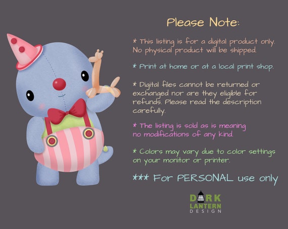 Digital Prints Wall Art Digital Print Dino Circus Series Balancing ...