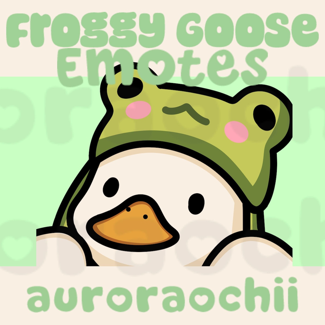 6 Froggy Goose Emote Pack: Twitch, Discord, Youtube (digital Download ...