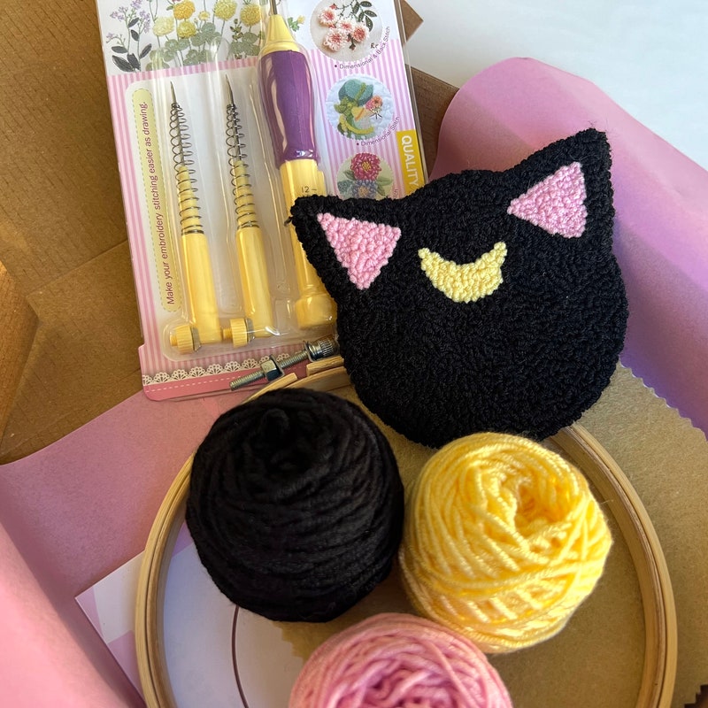 Punch Needle Cat - Etsy