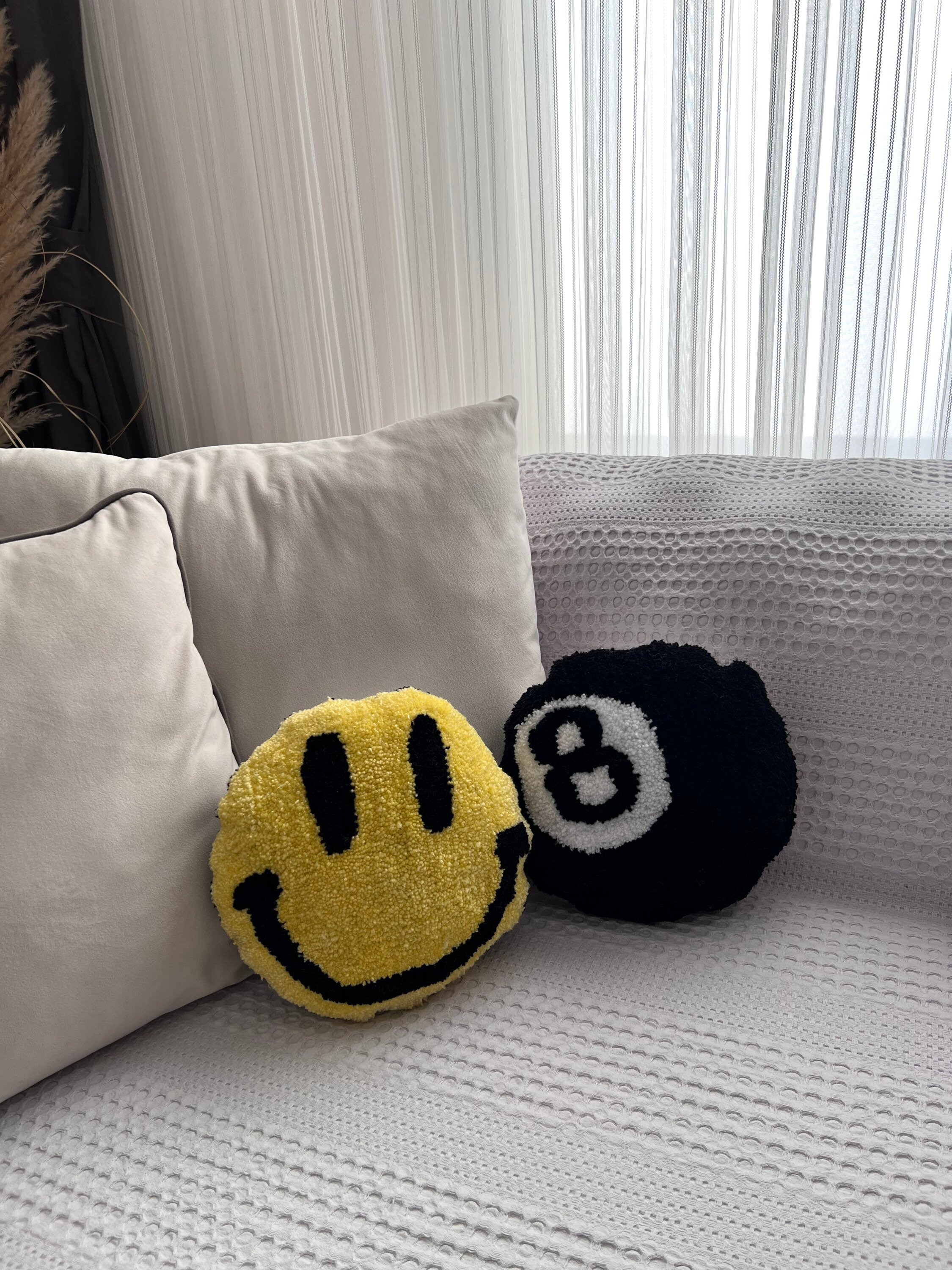 Magic 8 Ball Pillow Tufted Pillow Housewarming Gift - Etsy