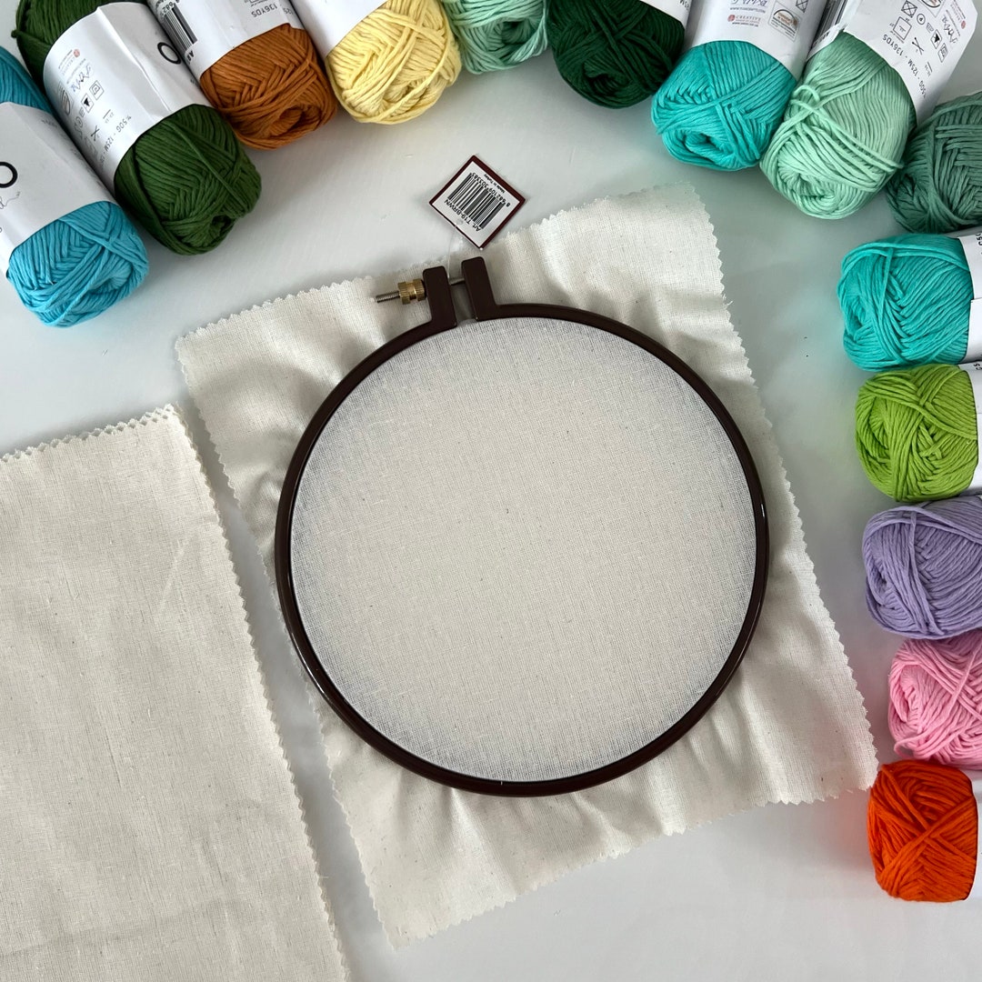 Punch Needle Fabric, 1 Meter Punch Needle Embroidery Fabric, Monks ...