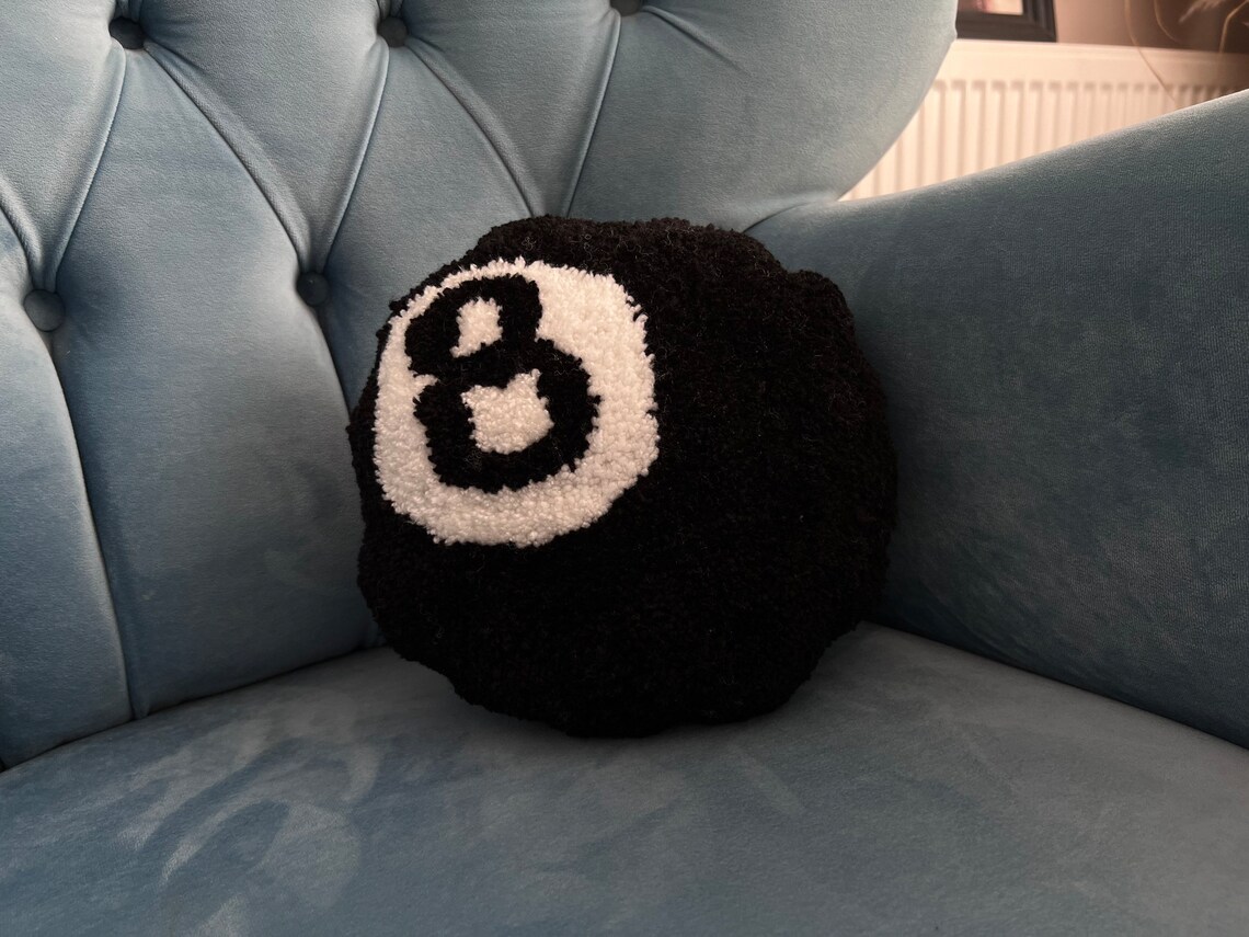 Magic 8 Ball Pillow Tufted Pillow Housewarming Gift - Etsy