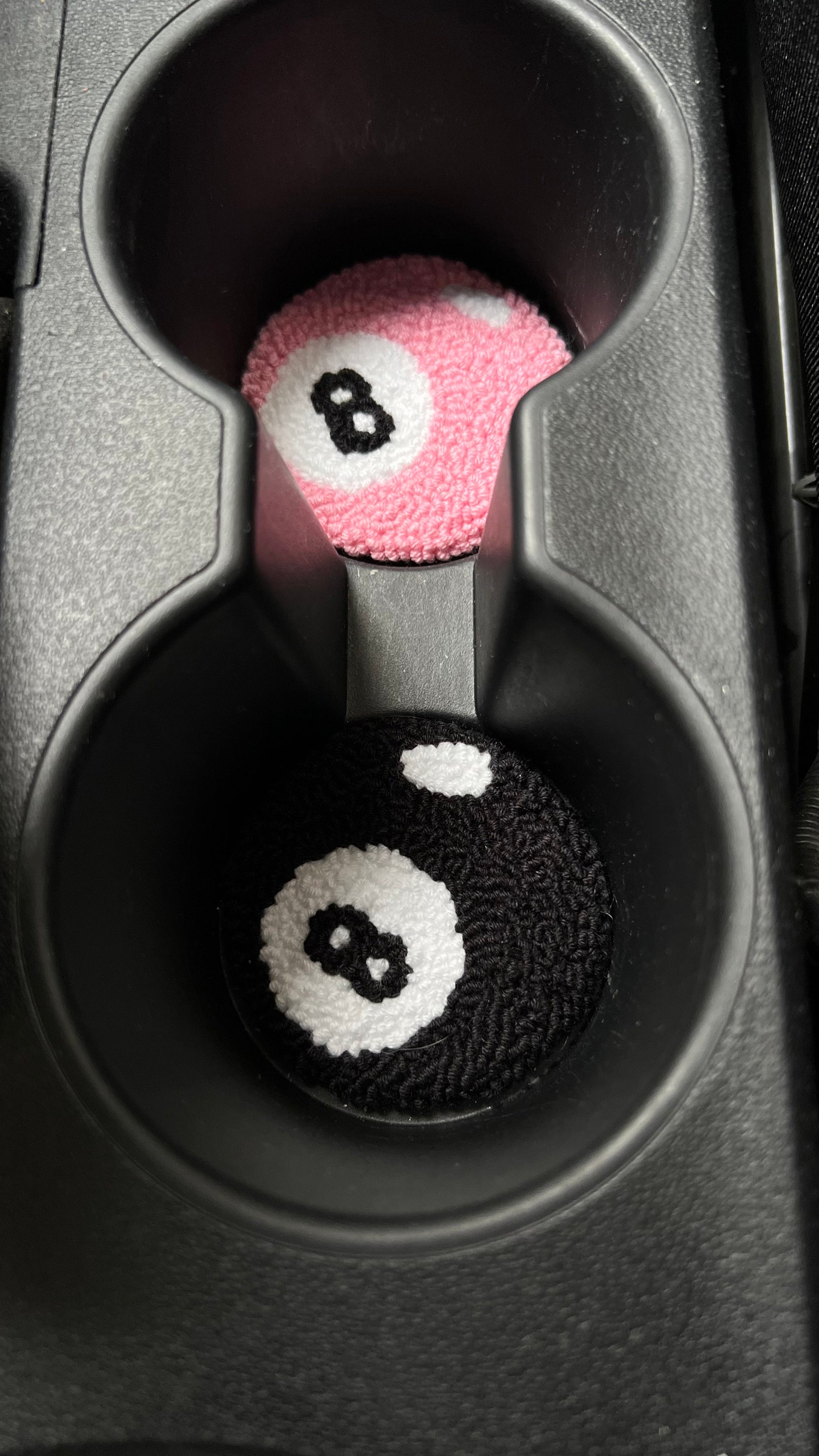Magic 8 Ball Car Coasters, Set of 2 Car Coaster, Car Accessories, Pink ...