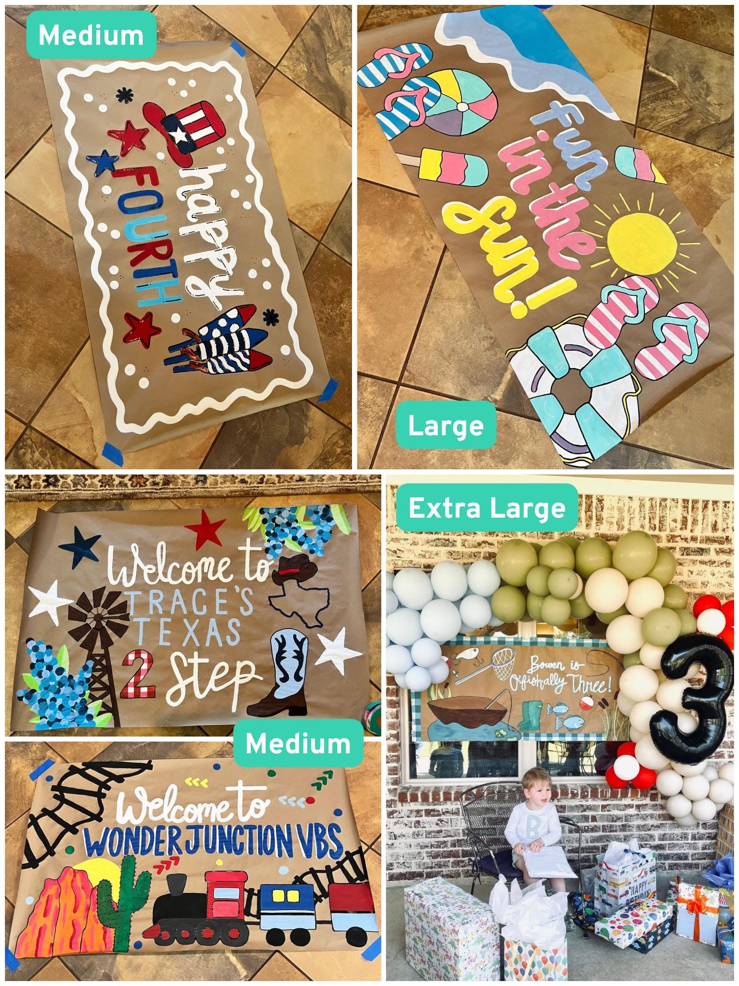 Custom Hand-painted Banners - Etsy