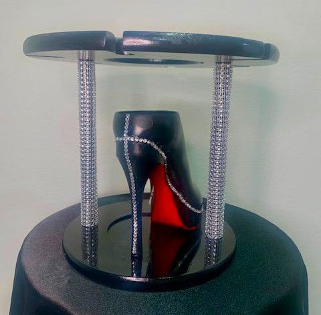 Bling High Heel Shoe Wine Rack - Etsy