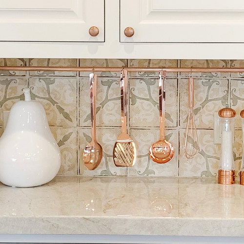 Copper Pot Rail Copper Pot Rack | Etsy