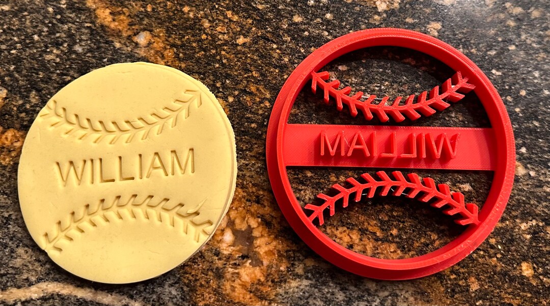 Personalized Baseball Cookie Cutter - Etsy