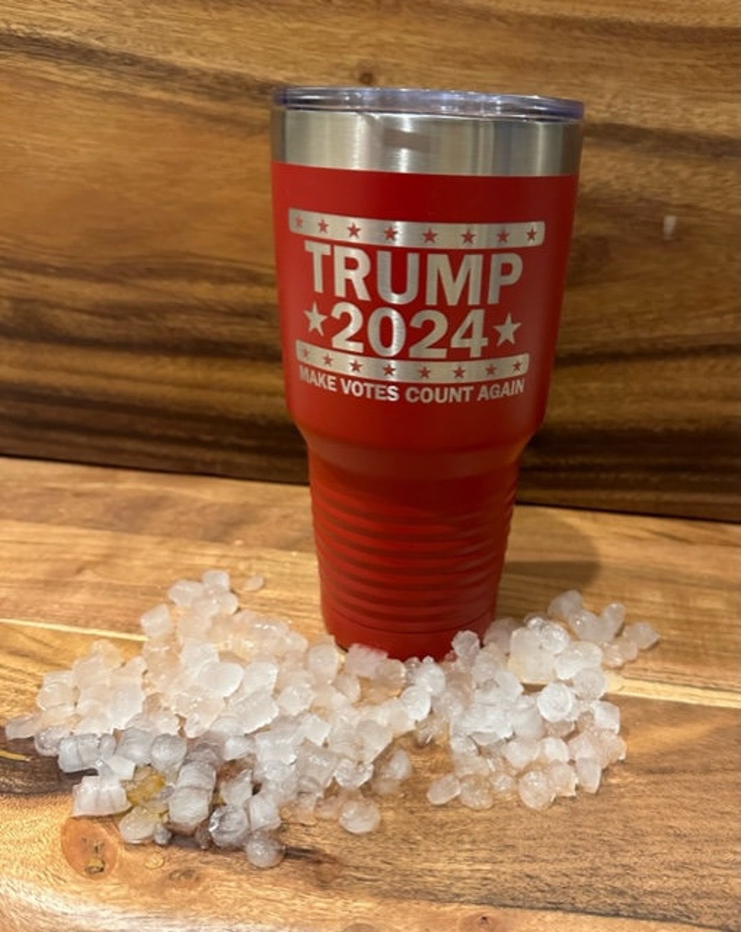 Trump 2024 Make Votes Count Again Laser Engraved Polar Camel 30oz Free ...