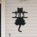 Metal Cat Address Sign Front Door Porch Home Decor Cat House - Etsy