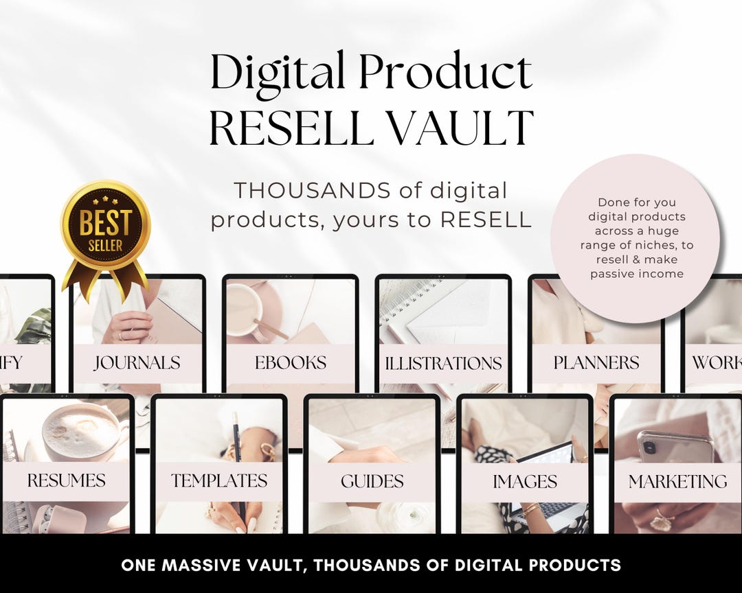 Digital Product Resell Vault, Thousands of Done-for-you Digital ...