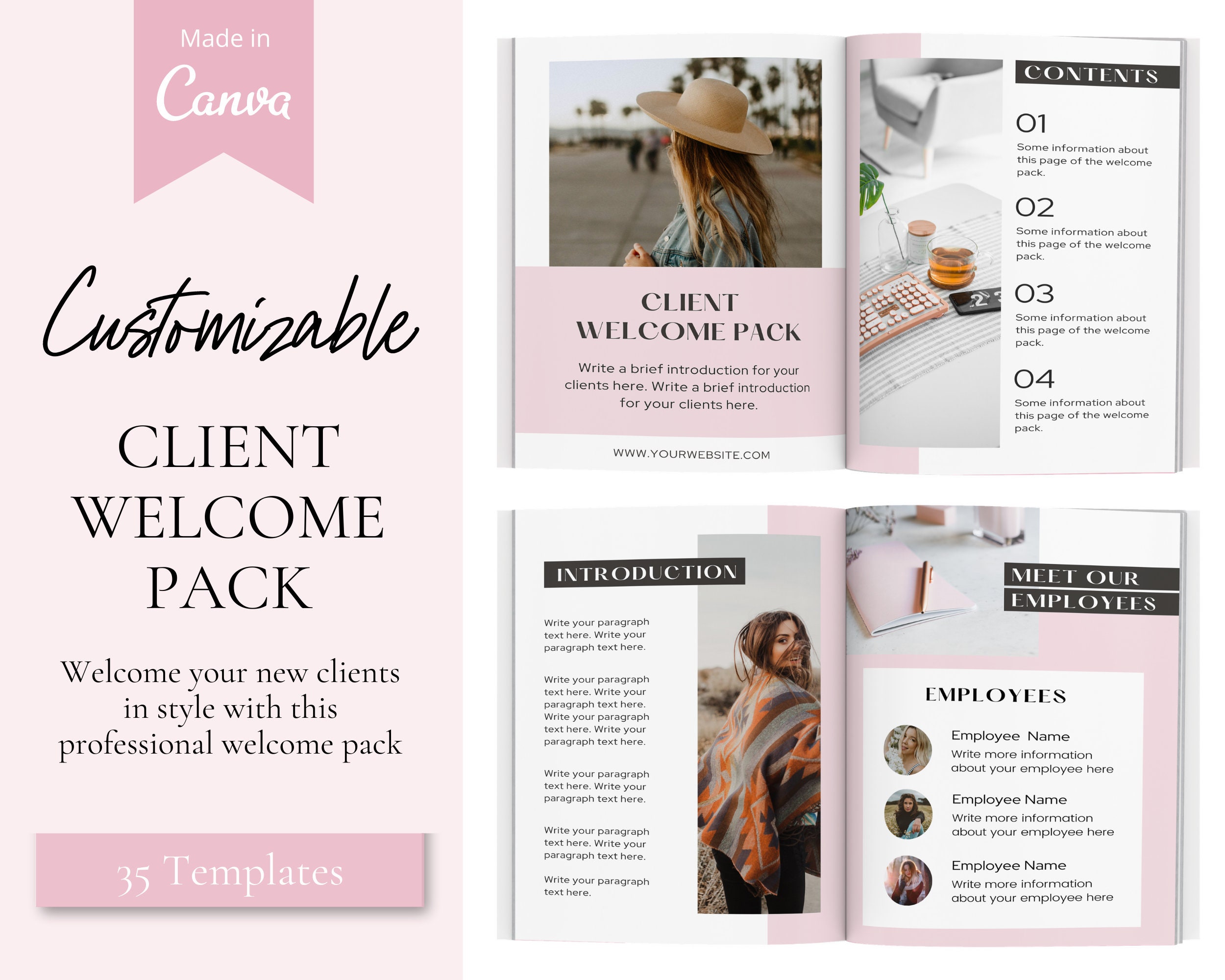 Paper New Client Welcome Planner Client Onboarding Template Client ...