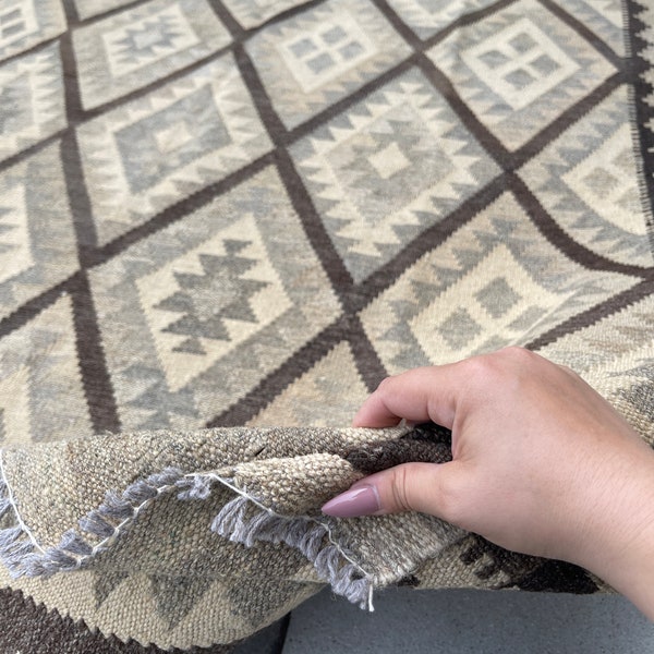 Brown Kilim Rug - Etsy