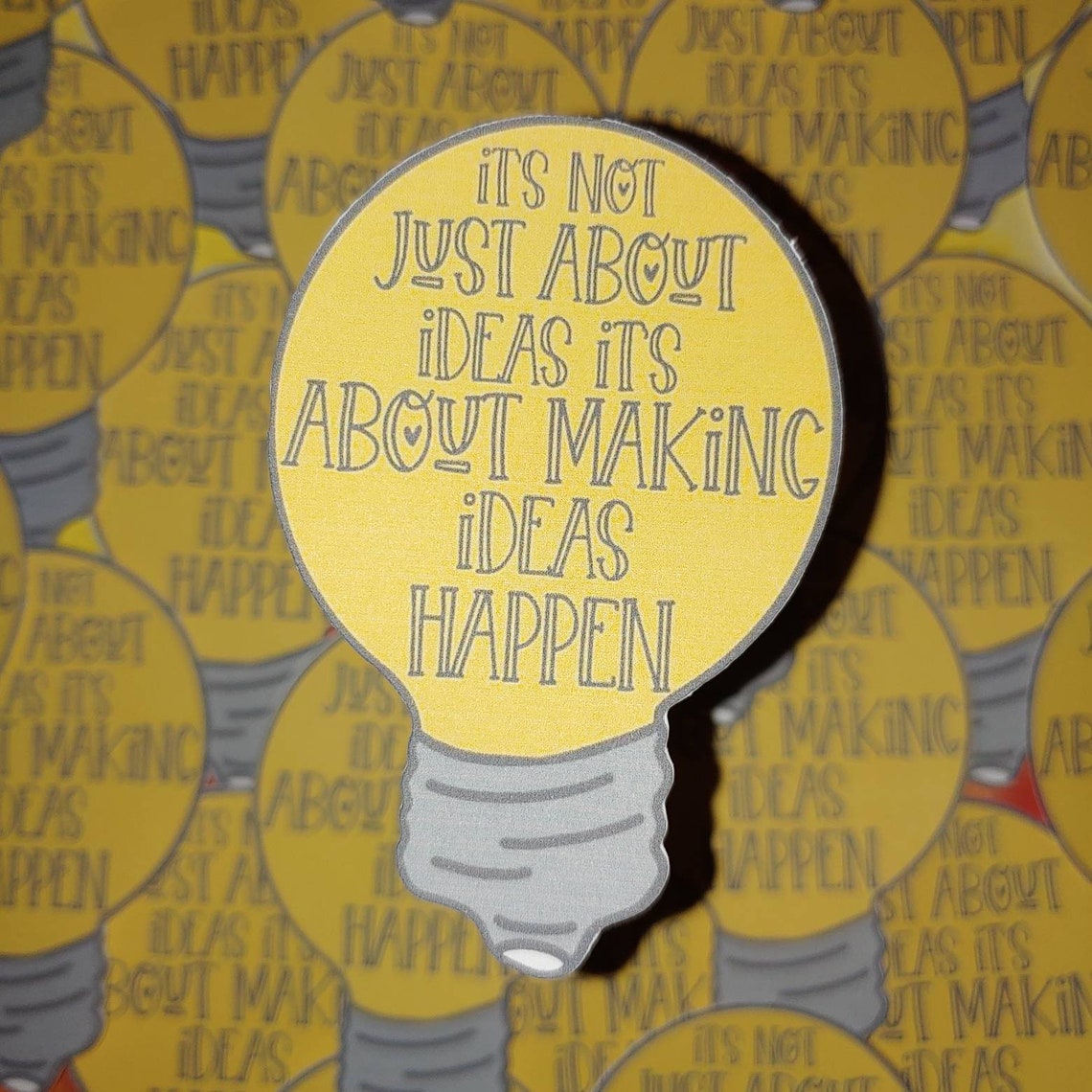 Ideas Light Bulb Sticker | Etsy