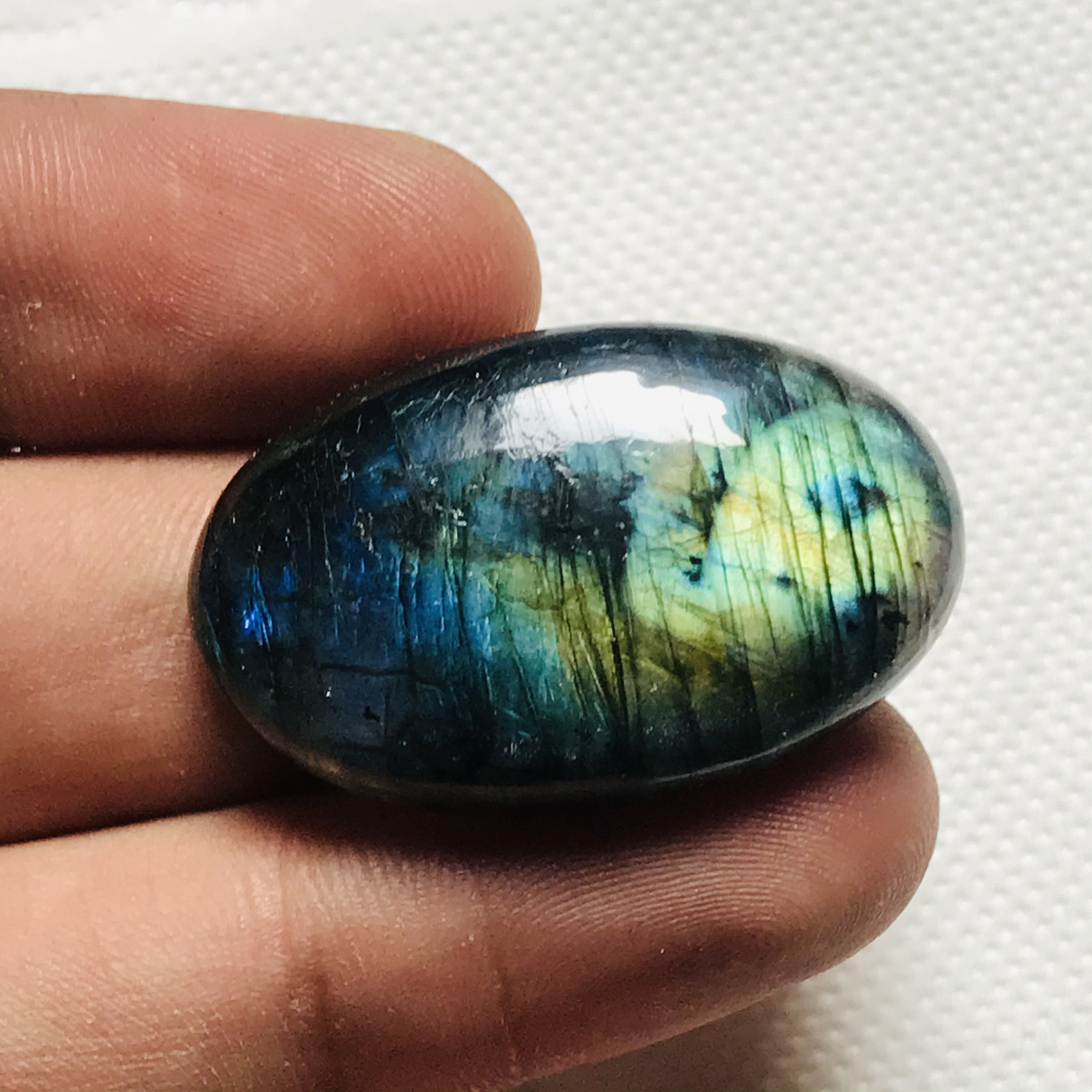 Labradorita natural en el mejor precio Labradorite Cabochon | Etsy