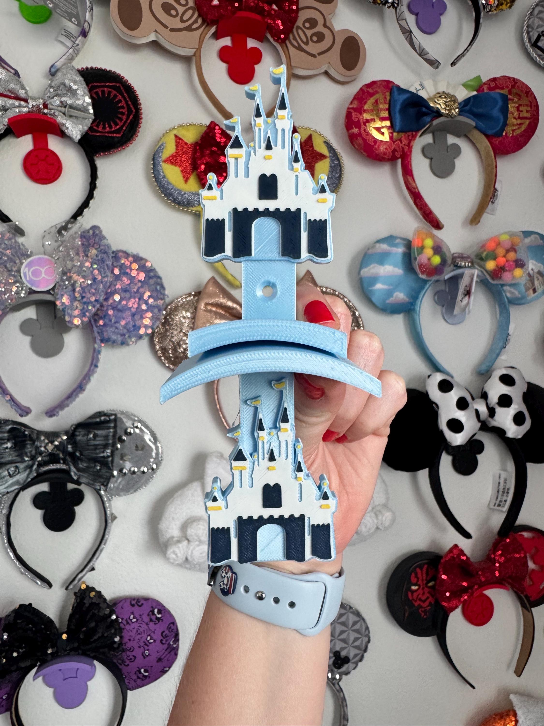 Castle Inspired 3D Printed Ear Bag Hanger for Disney Parks Headband ...