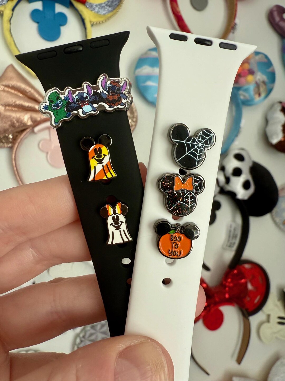 Stitch Halloween Watch Band Slider Accessory Disney Parks Magic Bands ...