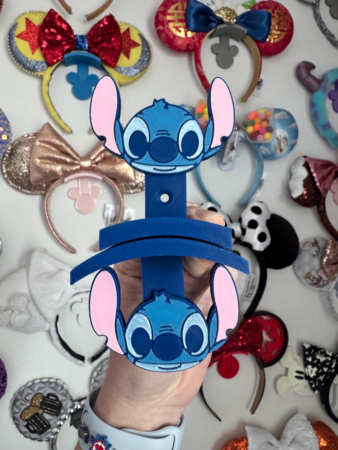Stitch Inspired 3D Printed Wall Hook for Disney Parks Ears Headbands Bags Backpacks Hanger at ...