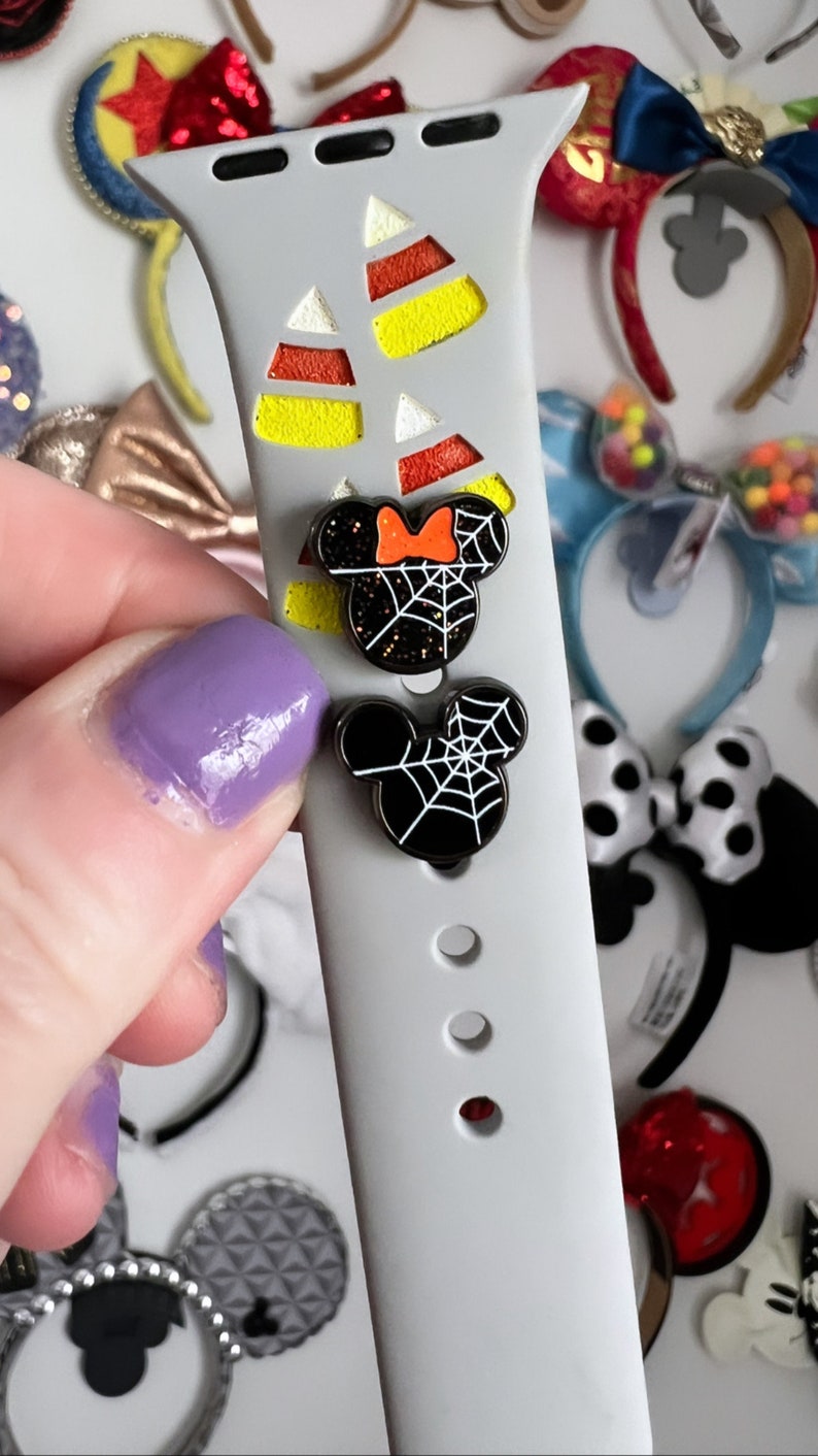 Disney Halloween Mickey Minnie Watch Band Charms Apple Samsung Galaxy ...