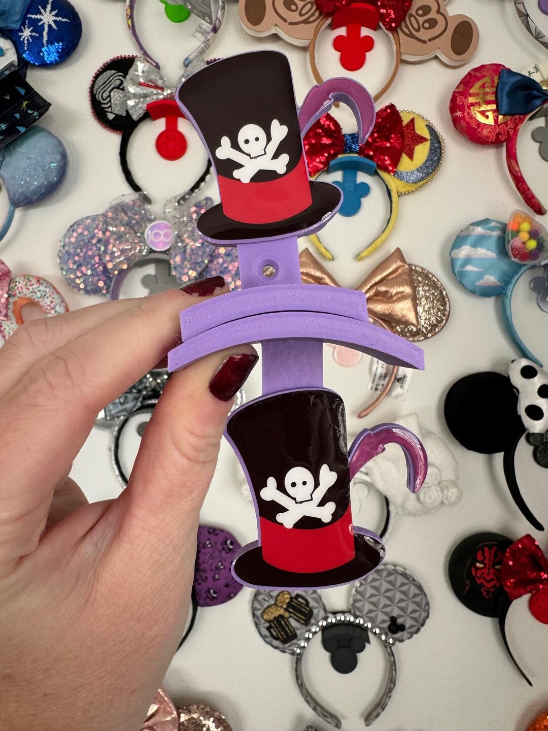 3D Printed Ear & Bag Hangers for Disney Parks Loungefly Backpacks Ears ...
