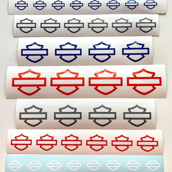 Harley Davidson Stickers - Etsy