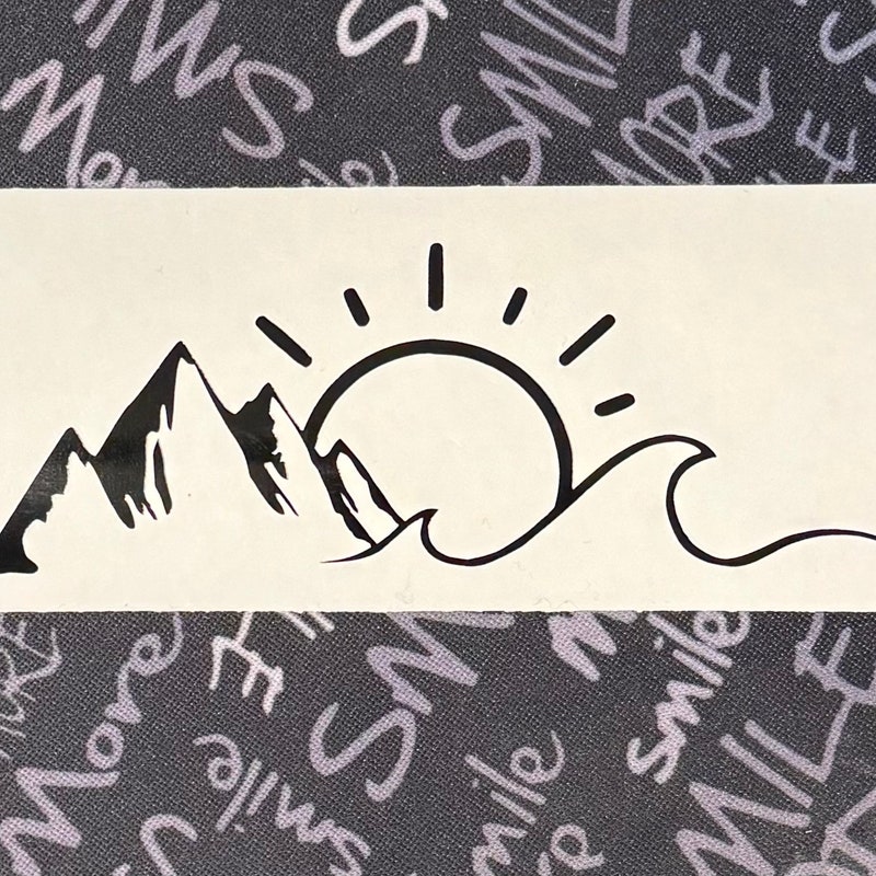 Mountain Sun Wave - Etsy