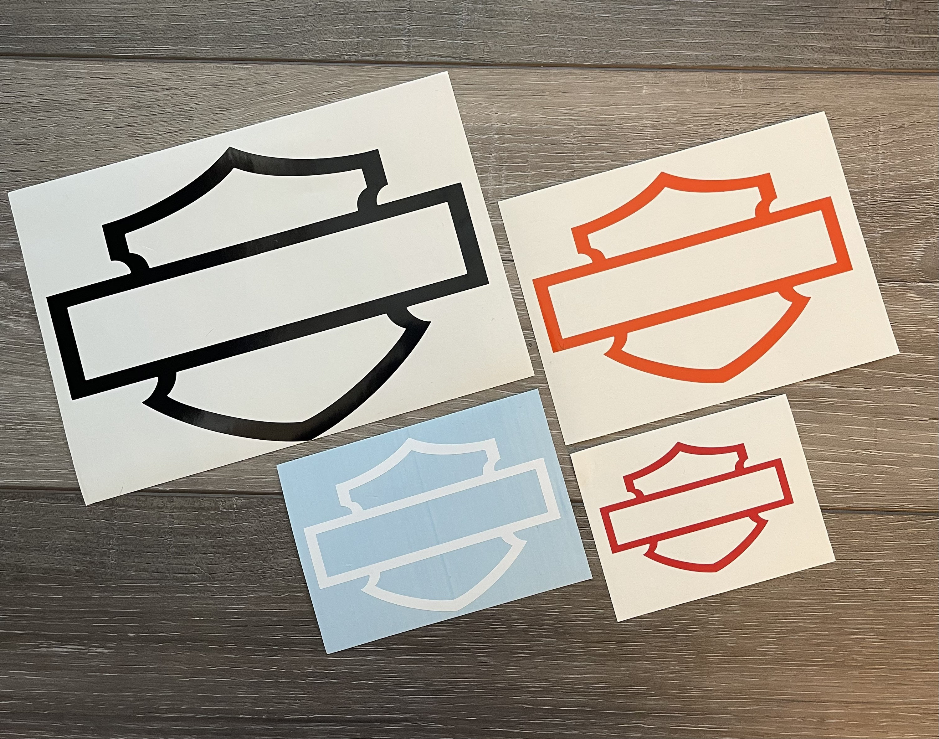 Harley Bar Shield Decal - Etsy